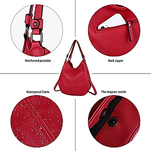 Hobo Bags for Women Faux Leather Ladies Purses and Handbags Tote Shoulder Bag Large Crossbody Bags