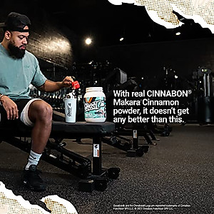 GHOST Whey Protein Powder, Cinnabon - 2lb, 25g of Protein - Cinnamon Roll Flavored Isolate, Concentrate & Hydrolyzed Whey Protein Blend - Post Workout Shakes - Soy & Gluten Free