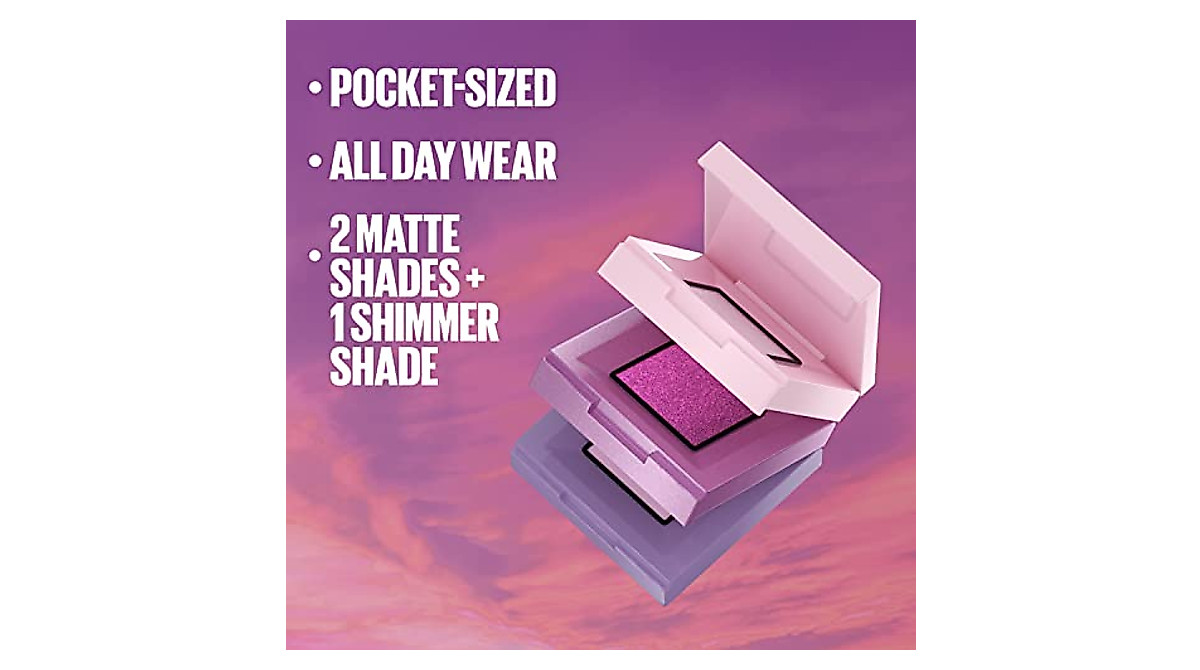 Maybelline Shadow Blocks Eyeshadow Trio | Blendable Colors