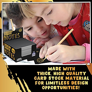 PURPLE LADYBUG Rainbow Scratch Art for Kids Mini Notes - Great Easter Crafts for Kids & Tweens, Easter Basket Stuffers for Teens, Small Gifts for Kids - Fun Arts and Crafts with 150 Scratch Papers