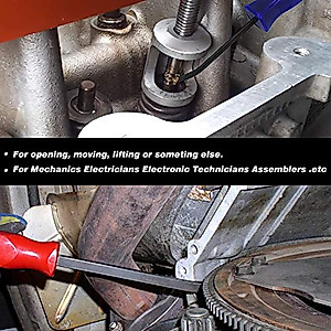 PQY Mini Pocket Pry Bar with Pocket Clip 4.5" Length 3pcs (Green)