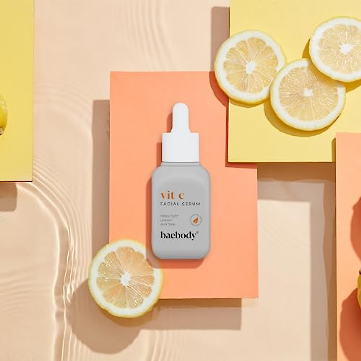Baebody Made in USA Vitamin C Face Serum - Vitamin C Serum for Dark Spots & Dull Skin - Day & Night Vitamin C Serum for Face - Vit C Serum Hyaluronic Acid & Vitamin E, 1 fl oz/30 ml