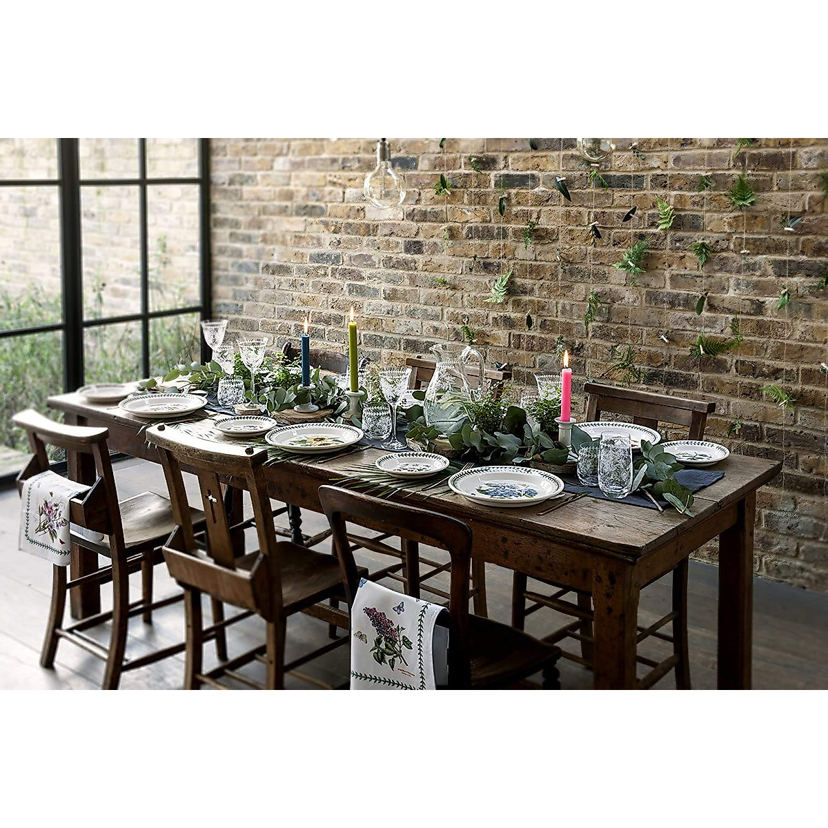 Portmeirion Botanic Garden Mini Bowl | Set of 6 Bowls with Assorted Motifs | 5 Inch | Made from Fine Earthenware | Microwave and Dishwasher Safe | Made in England