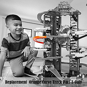 Hot Wheels Replacement Parts City Ultimate Garage GJL14 - Die-Cast Cars Playset ~ Replacement Track Part #3 - Orange Curve