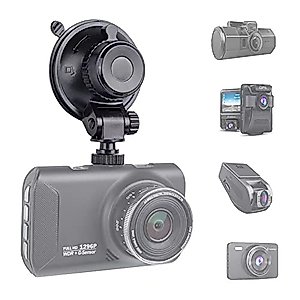 Sportway S501 Suction Cup Dash Cam Mount Holder (5th Gen) with Replaceable Joint for CHORTAU OldShark NIUTA Boogiio ORSKEY Abask and Most Other Car Dash Cameras