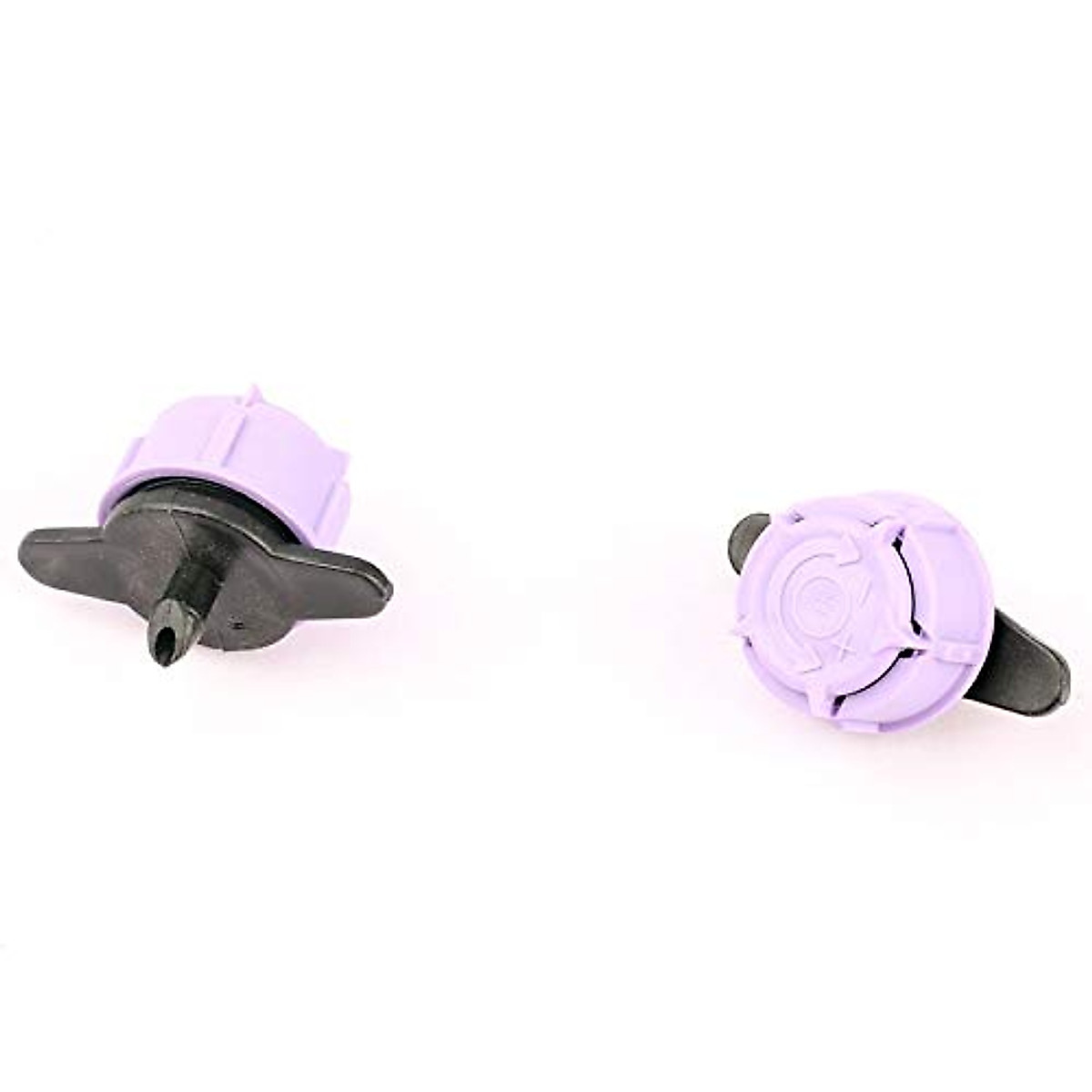 Koleso 20pcs/lot Purple Pressure Compensation 4mm Barbed Dripper P Material Greenhouse Water-saving Irrigation-15171