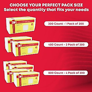 Ever Ready First Aid Non-Woven Sponges, Wound Care, Skin Care, 4" x 4", 4 Ply - 800 Count