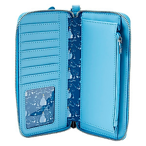 Loungefly Disney Cinderella Lenticular Princess Series Zip Around Wristlet Wallet