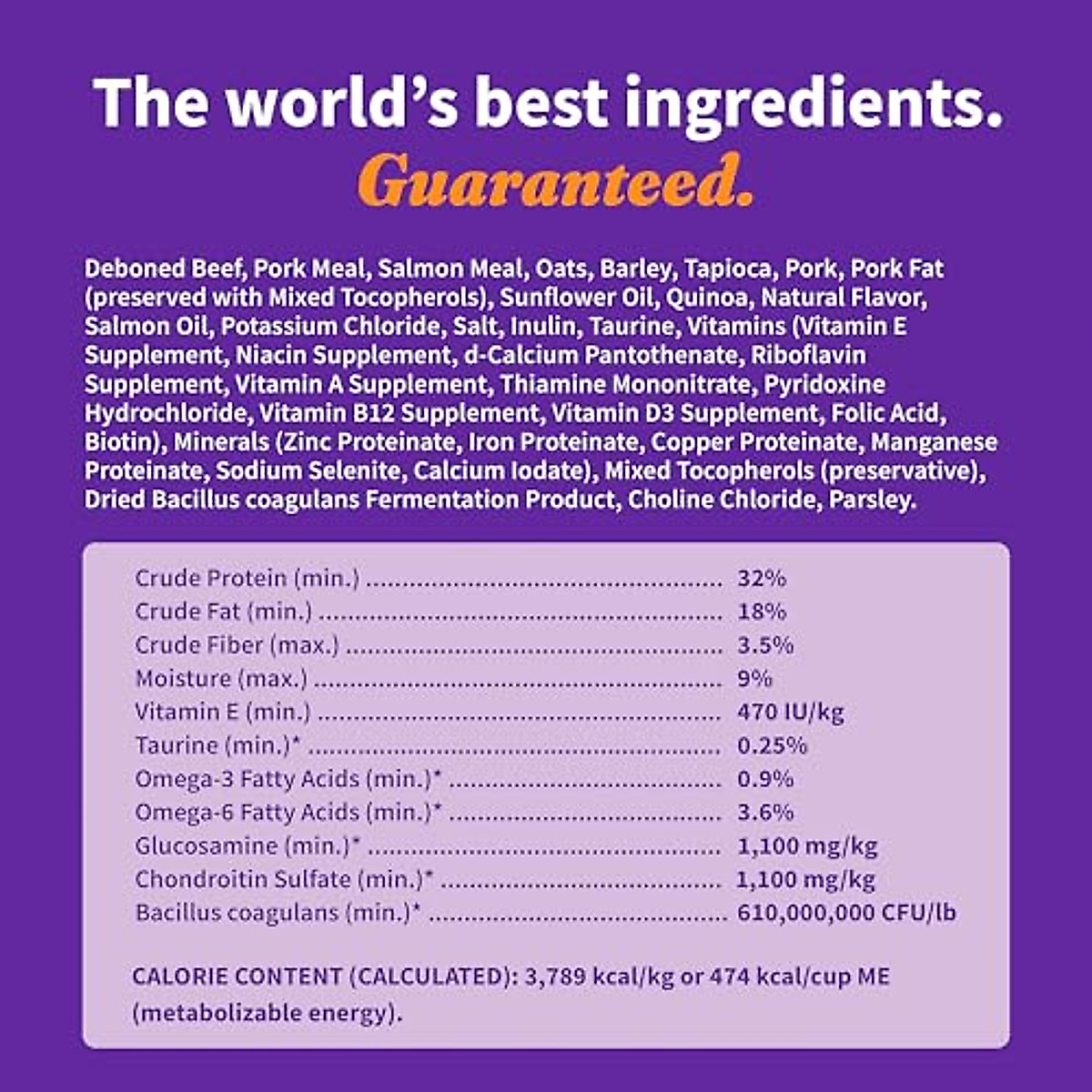 Halo Elevate Dry Dog Food, Healthy Grains Red Meat Recipe, 20lb