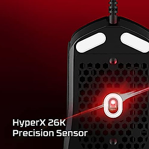 HyperX Pulsefire Haste 2 – Wired Gaming Mouse- Ultra Lightweight, 53g, 8000Hz Polling Rate, Precision Sensor, Hyperflex 2 Cable, Plug and Play – Black
