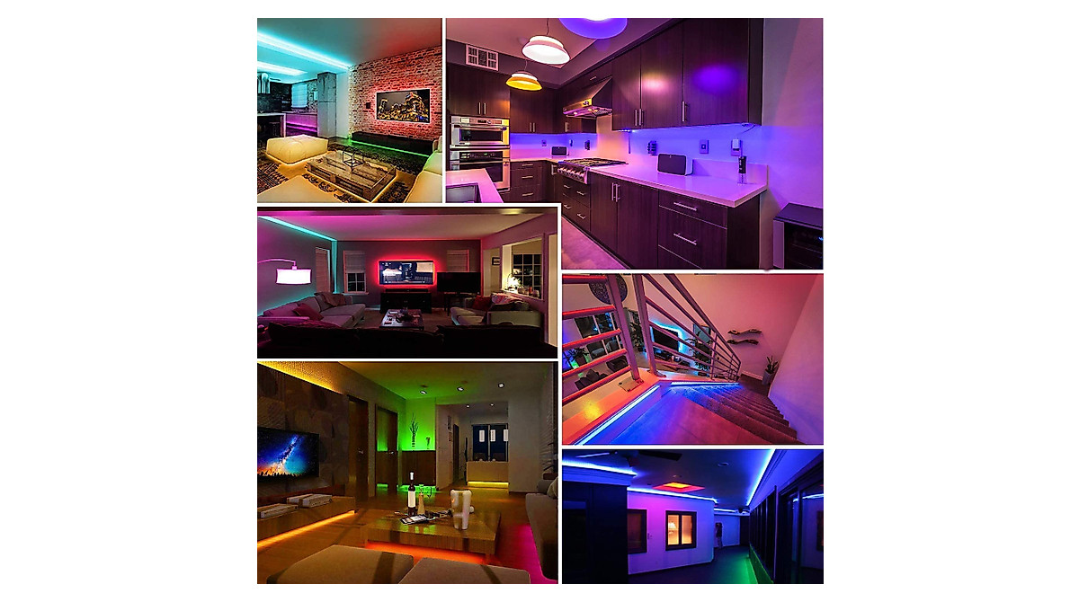 Keepsmile 130ft RGB LED Strip Lights - Smart Music Sync
