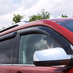 Auto Ventshade [AVS] Outside Mount Ventvisor | 2013 - 2018 Ford C - Max- Smoke, 4 pc. | 94530