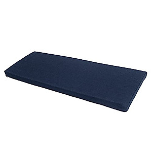 Bench Cushion 36×20×2inch,Bench Pad with Non-Slip Bottom,Indoor/Outdoor Thickened Foam Furniture Cushions for Garden Patio Bench Swing,Bay Window Seat Pads,Washable Sofa Cushion