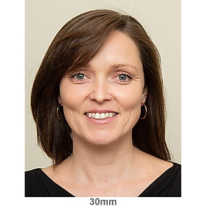 Medium 14K Yellow Gold Continuous Endless Hoop Earrings (2mm Tube) (30mm)