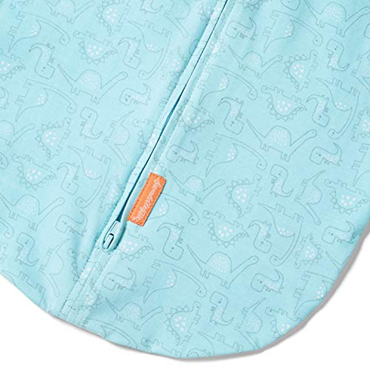SwaddleMe by Ingenuity Compression Swaddle Pod, Two-Way Zipper for Easy Changes, Improves Sleep & Calms Startle Reflex, 0-2 Months, 2-Pack - Dino Jam