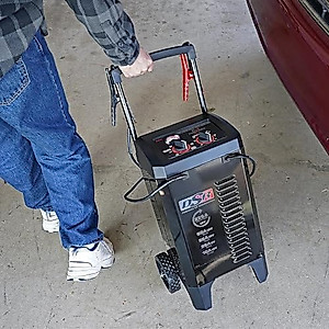 Schumacher Electric DSR139 6/12V Manual Wheel Charger, Car Battery Charger + Jump Starter - 6v + 12v Battery Charger - 225/50/25/10 Amp - Heavy Duty, Professional Grade Engine Starter
