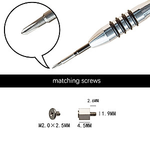 LWNSS M.2 Screw Kit,NVMe Screw m.2 SSD Mounting Kit，Hex Nut Stand (4 pcs)+1 pcs Screwdriver Replacement for ASUS Motherboard or ASRock Board NVMe PCIe m.2 Standoff and Screw