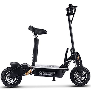 MotoTec 2000W 48V Electric Scooter Black