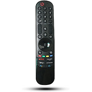 Replacement IR Remote Control for 2021 LG UHD OLED QNED NanoCell 4K 8K Smart TV 55NANO90UPA 65NANO75UPA 65NANO77ZPA 65NANO80UPA 65NANO85APA 65NANO90UPA 75NANO75UPA 75NANO80UPA