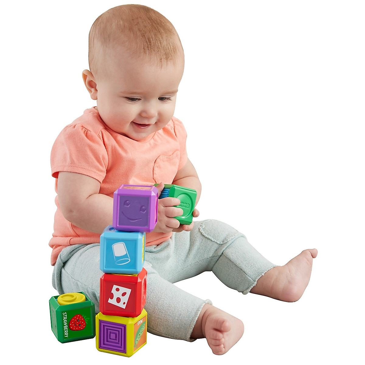 Fisher-Price Laugh & Learn First Words Food Blocks