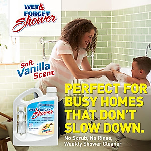 Wet & Forget Shower Cleaner Weekly Application Requires No Scrubbing, Bleach-Free Formula, 64 Ounce (Pack of 1)