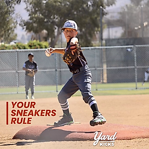Yardkicks Traction Kit: DIY Baseball Softball Cleats for Your Shoes - Transform Sneakers Into Custom Cleats - Unisex Spikes - 20 Studs - Ideal Gift for Ball Players & Kids to Boost Field Traction