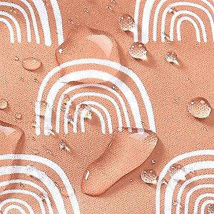 Lmbabter Baby Diaper Wet Dry Bag - 3PCS Diaper Organizer Bag Nappy Pouch Water- resistan Diaper Pod for Baby Diaper Bag,Gym Bag，Travel Bag (Orange)