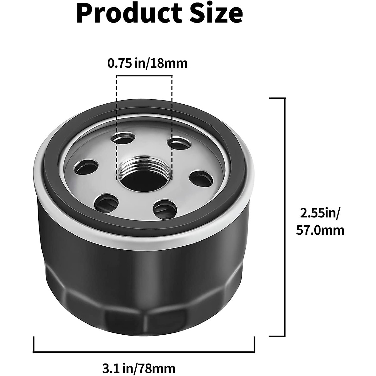 AWSZH 698754 499486S Air Filter 49065-7007 49065-0721 Oil Filter 49040-7001 Fuel Pump Compatible With B&S 492932 808656 273638S for JD LA135 Kawasaki A18-26 HP Intek V-Twins Engine Lawn Mower Tractor