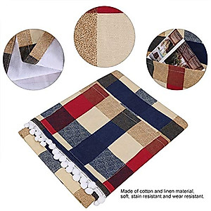 Alvinlite Fridge Dust Cover,Multi-Purpose Cotton Linen Refrigerator Cover Protector for Fridge Washing Machine(67x28inch)