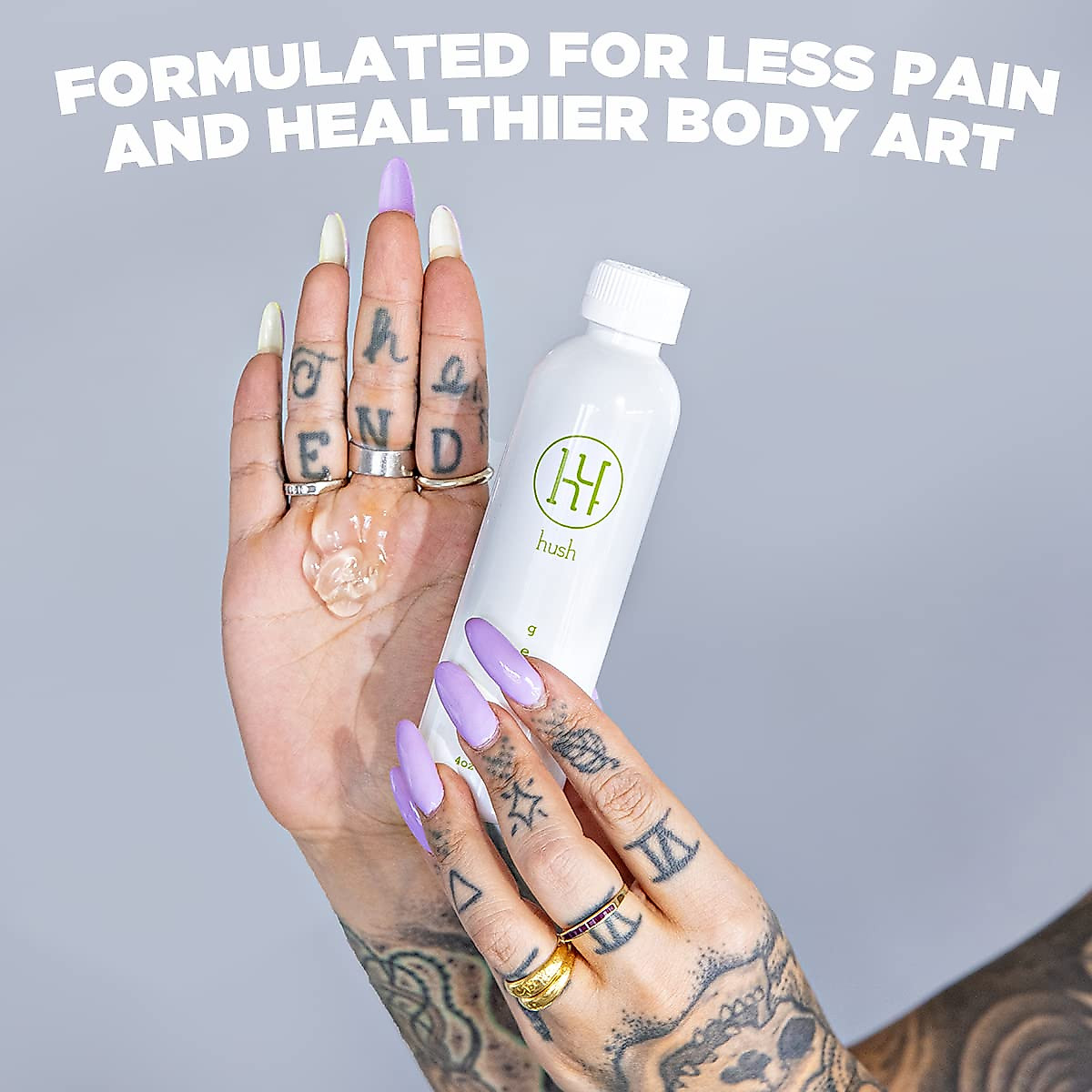 Hush Anesthetic Tattoo numbing Gel More Powerful than Numbing Cream (with child-resistant caps) (2oz 60 Gram)…