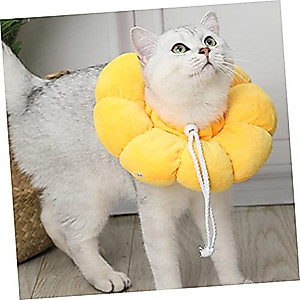 DOITOOL 3pcs Elizabeth Circle Surgery Protective Collar Cat Cone Collar Soft Cat Recovery Neck Cone Puppy Collars for Small Puppies Puppy Cone Puppies Collars Kitten Cat Headgear Pp Cotton