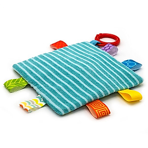 Taggies Crinkle Me Baby Toy, Brother Puppy , 6.5x6.5 Inch (Pack of 1)