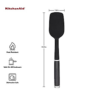KitchenAid Classic Spoon Spatula, One Size, Black 2