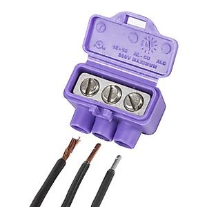 King Innovation 95145 AlumiConn Wire Connector, 1000 pk, Purple, Count