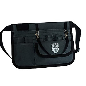 Nurse Fanny Pack with Stethoscope Holder – Medical Waist Bag Ideal for Nurses and Medical Care Workers – Premium Medical Fanny Pack for Nurses - Nurse Gift for Women-Dark Grey