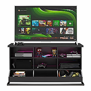 Ntense Grind Gaming Console with LED Lights, Black