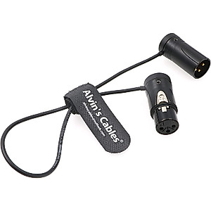 Low-Profile 3 Pin XLR Male to Female Cable Original Connector Balanced Microphone Audio Cord Sommer SOD-14 Alvin’s Cables