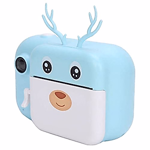 MEENE Children Print Camera Children Digital Camera 2.4 Inch IPS Screen HD 1080P Children Camera Instant Thermal Printer Camera