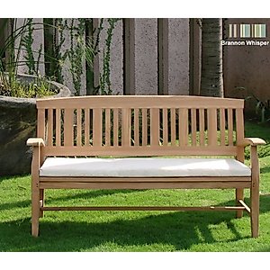 WholesaleTeak Ourdoor 5 Feet Bench Sunbrela Fabric Cushion (Bench not Included) -Choose Any Sunbrela Fabric