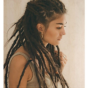 KACOLA Dreadlock Crochet Hook for Hair, Loc Needle for Dreads, Dreadlocks Crochet Needle, Interlocking Tool for locs, Braid Craft(0.75mm)