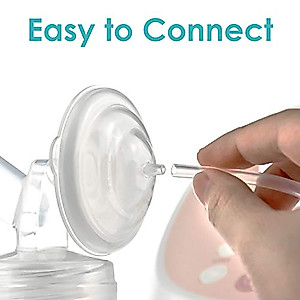 Replacement Tubing and Duckbill Valve Compatible with Spectra S1 Spectra S2 Spectra 9 Plus Replace Spectra Tubing Avent Tubing Ameda Tubing Not Original Spectra Pump Parts, Made by Maymom