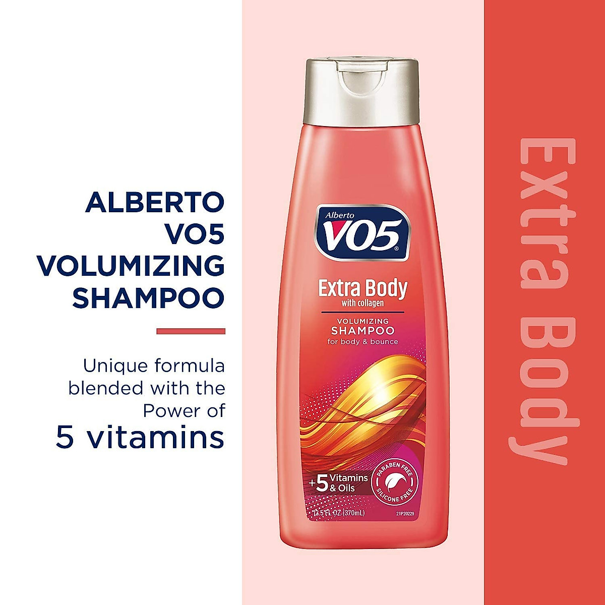 VO5 Extra Body Volumizing Shampoo Unisex 12.5 oz (Pack of 3)