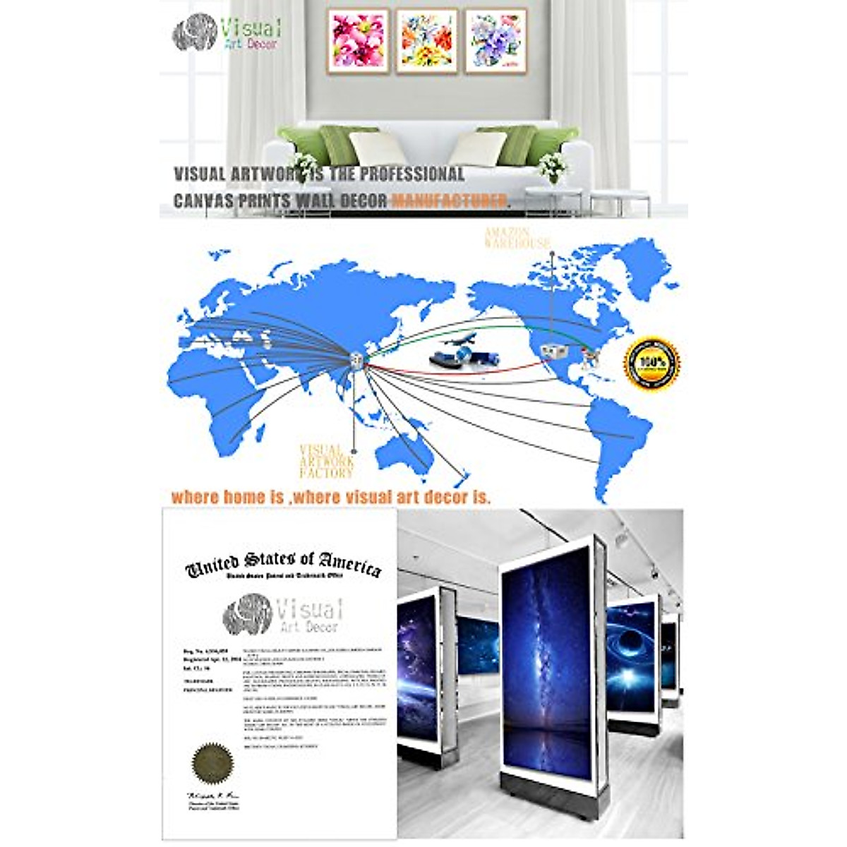 Visual Art Decor Black White and Teal Blue New York Brooklyn Bridge Cityscape Night Building Skyline Picture Canvas Prints Wall Art for Modern Home Office Bedroom Decoration