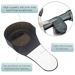 Glodorm Black Waterproof Dashboard Cover Shell for Ninebot Scooter Silicone Protective Case Accessories for Ninebot Segway ES1 ES2 ES4 Electric Scooter