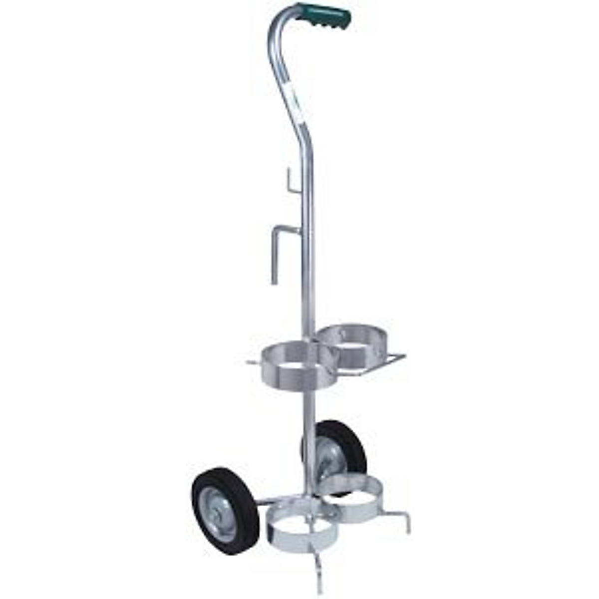 Oxyen Tank Cart Dolly with Adjustable Height with Cane Style handling for E Size Cylinders