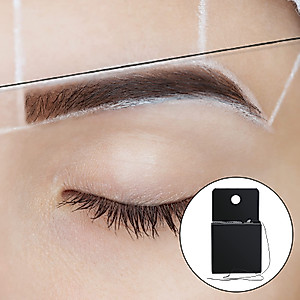 6 Pieces Eyebrow Mapping String for Microblading Pre-Inked Microblading String for Brow Mapping, Measuring Tool for Mapping Eyebrow Marking Symmetrical Eyebrow Thread Tattoo Brow Point Line Tool