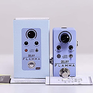 FLAMMA FC03 Delay Pedal with 9V 300mA Power Supply
