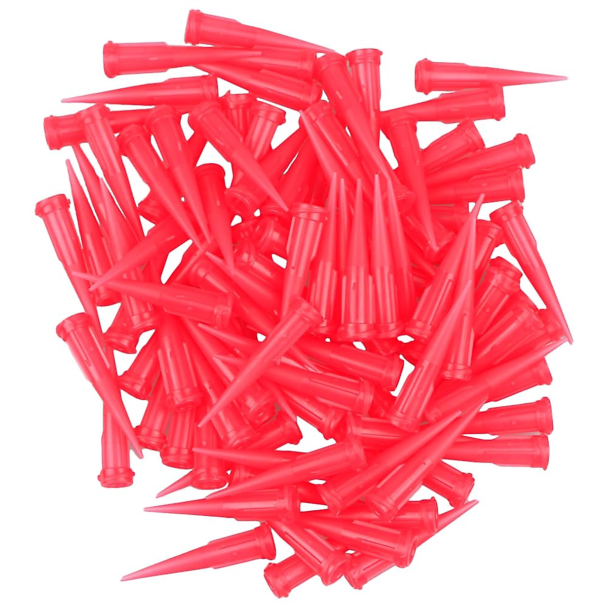 100pcs 25 Gauge Red TT Blunt dispensing needles syringe needle tips