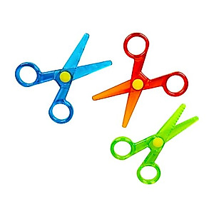Crayola My First Safety Scissors, Toddler Art Supplies, 3ct