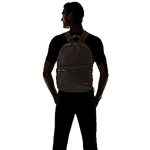 HUGO Men's Square Logo Nylon Backpack